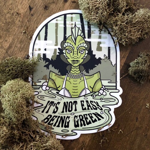 Swamp Thing Sticker - Etsy