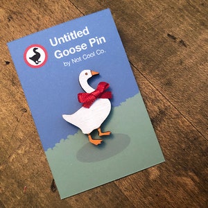 Untitled Goose Pin - Etsy