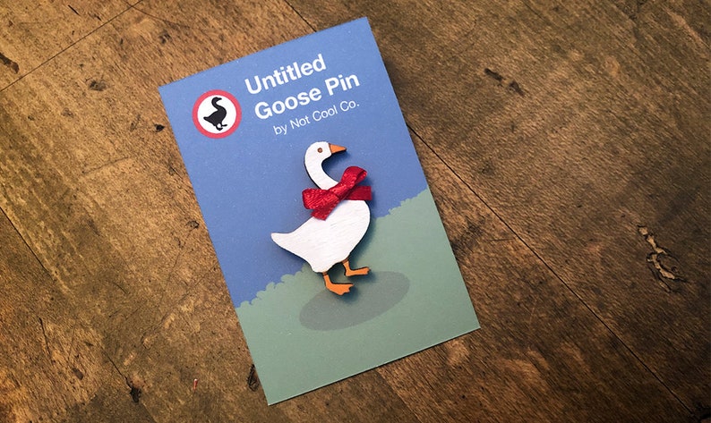 Untitled Goose Pin | Etsy