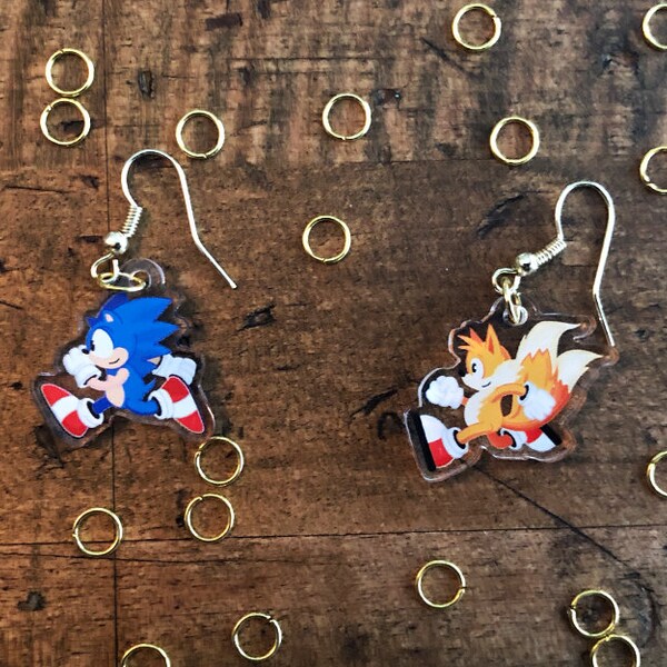 Sonic Earrings - Etsy