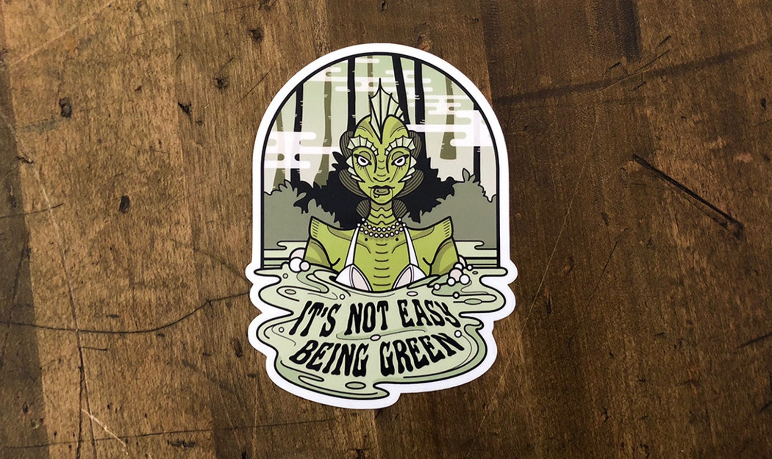 Swamp Thing Sticker - Etsy