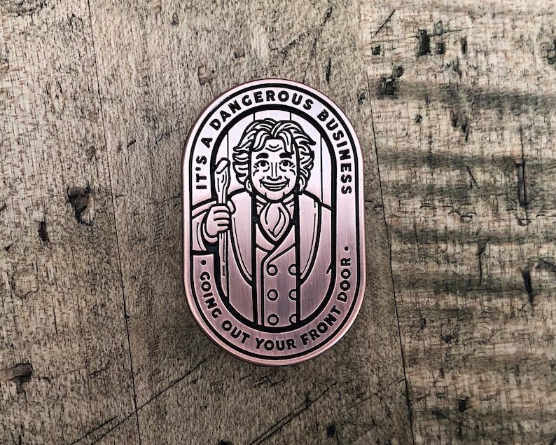 The Hobbit Pin Bilbo Baggins Enamel Pin - Etsy