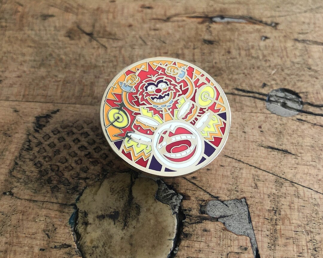 Drummer Pin - Animal Enamel Pin - Etsy