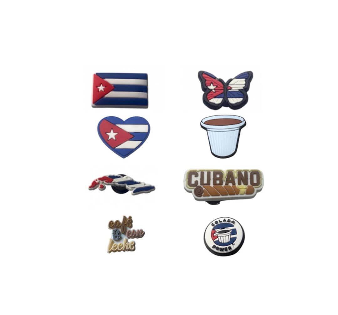 Cuba Flag Shoe Charms - Etsy
