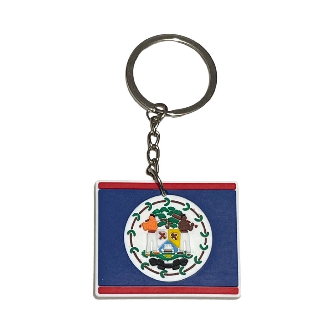 Belize Flag Keychain - Etsy