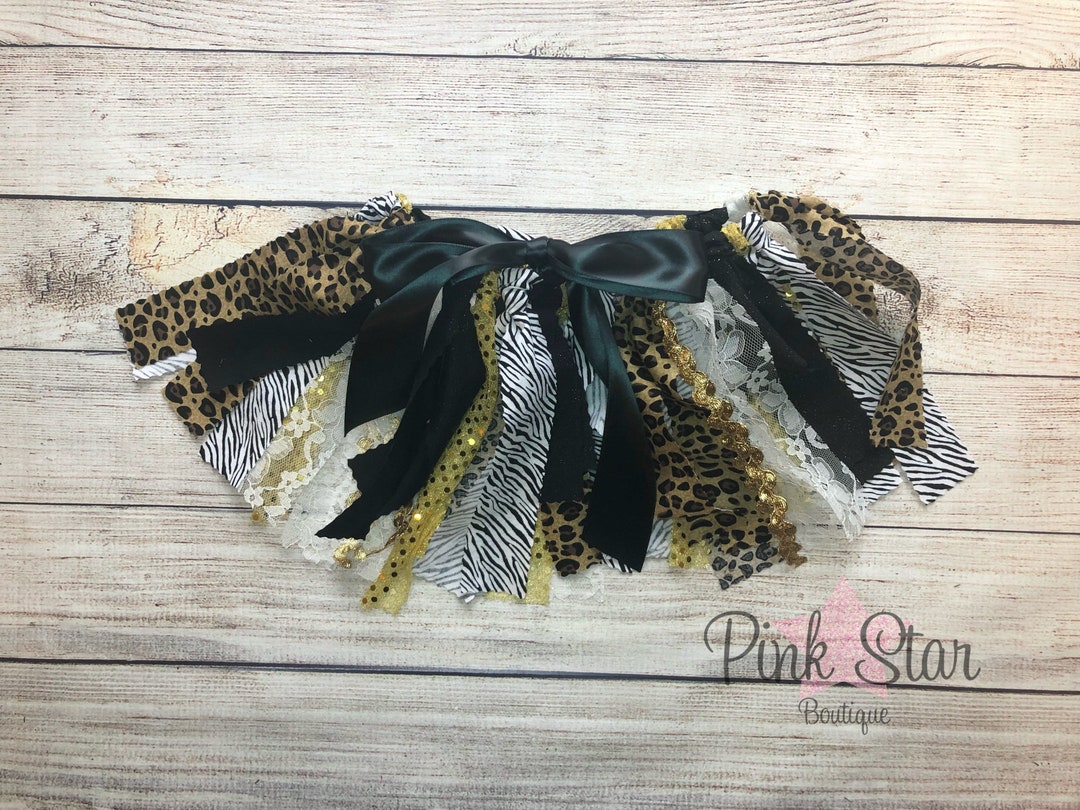 Zebra and Cheetah Fabric Tutu Wild One Tutu Two Wild Tutu - Etsy