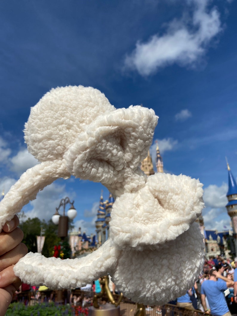 Sherpa Cream Disney Ears, Disney Ears, Cream Ears, Disney Holiday ...