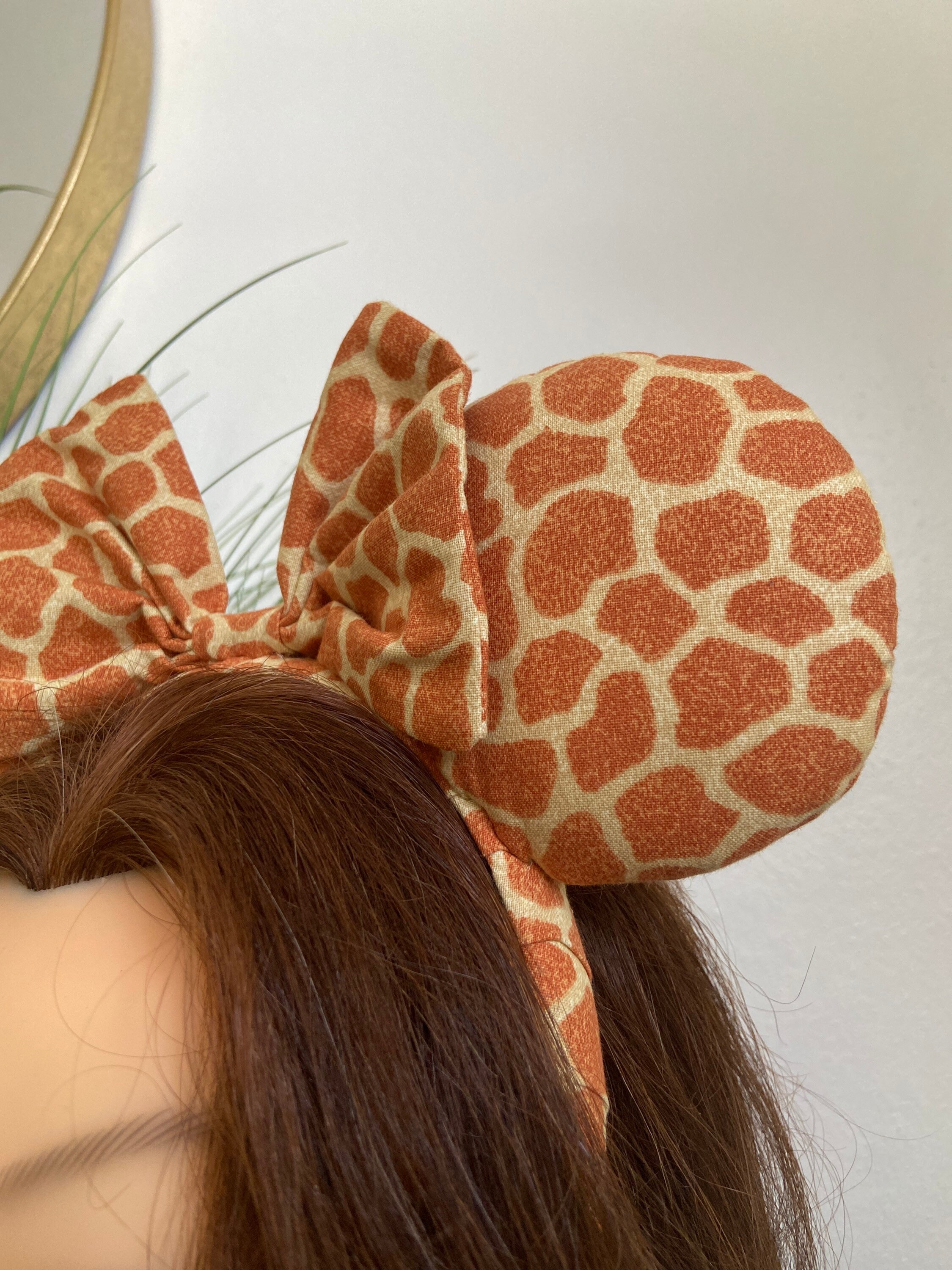 Disney Ears Animal Kingdom Animal Print Ears Jiraffe Ears. - Etsy