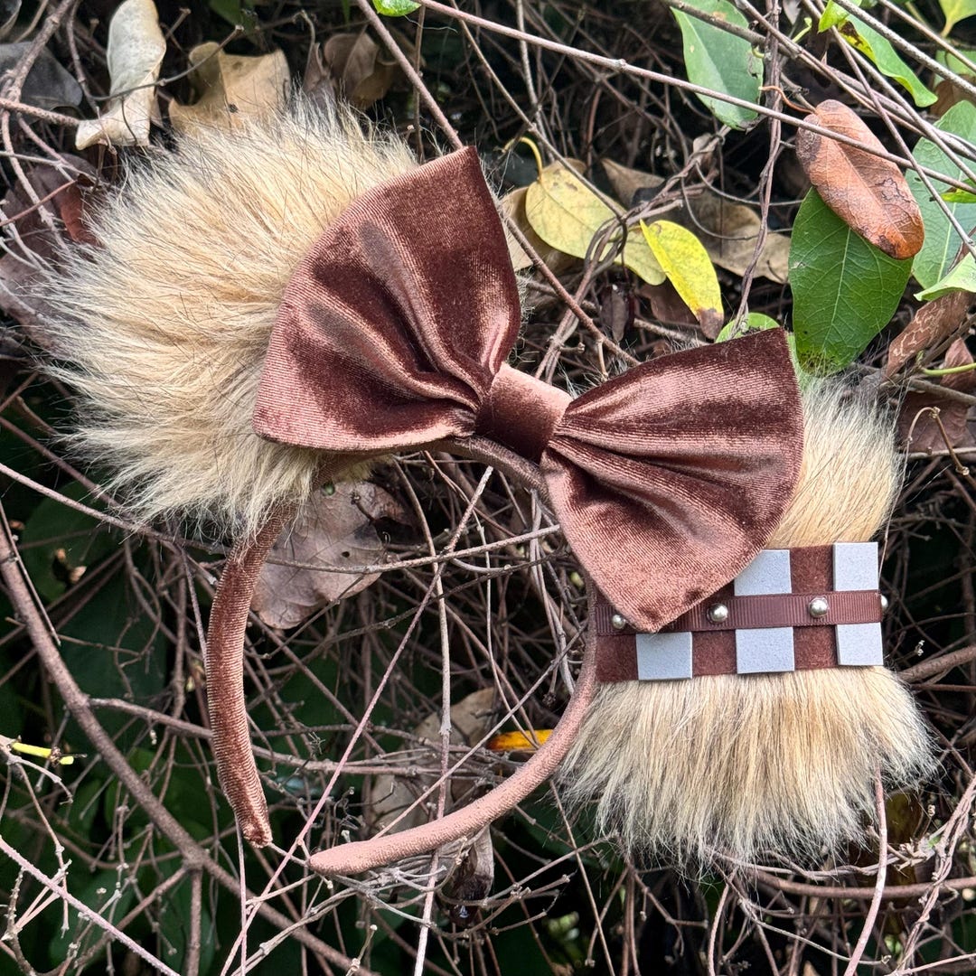 Disney Ears Chewbacca, Chewy Disney Ears, Chewbacca Ears Star Wars ...