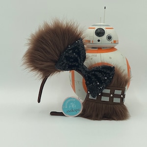 Disney Ears Chewbacca, Chewy Disney Ears, Chewbacca Ears Star Wars ...