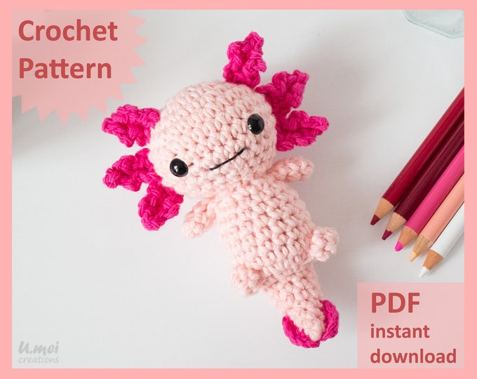 Cactus Axolotl, Crochet Cactus Axolotl, Handmade Cactus Axolotl - Etsy ...