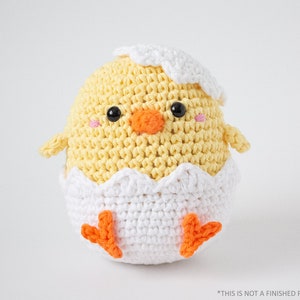 Crochet Pattern [PDF] - Chick in Egg | Chick Amigurumi | Easter Chick ...