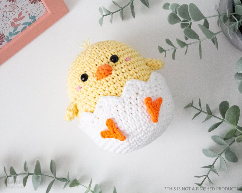 Crochet Pattern [PDF] - Chick in Egg | Chick Amigurumi | Easter Chick ...