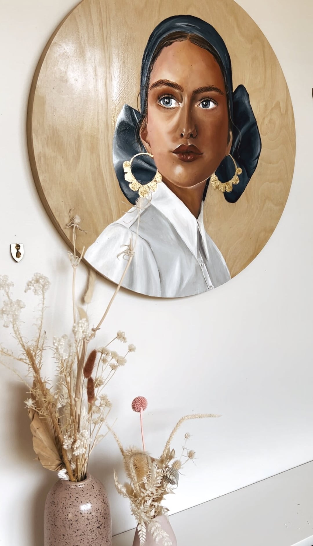 Sara: Oil on Birchwood - Etsy