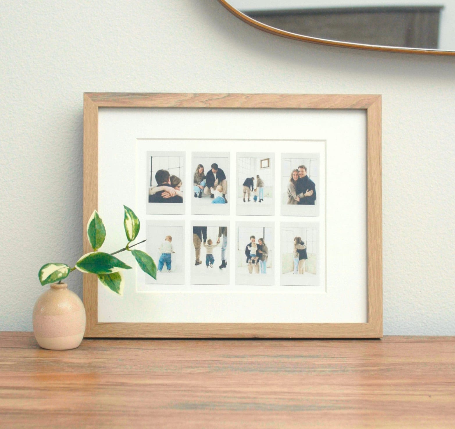 Customizable Polaroid Photo Collage Printable Template 10"x 8" and 7"x ...