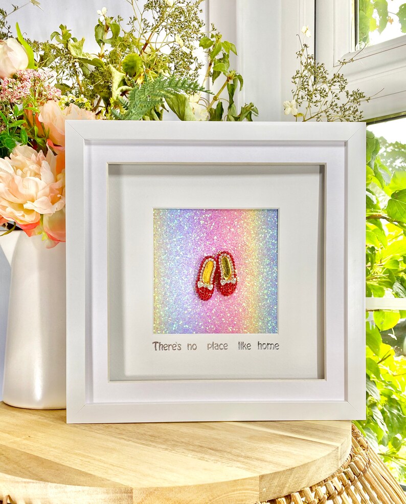 Crystal Ruby Slippers Box Frame Gift - Etsy