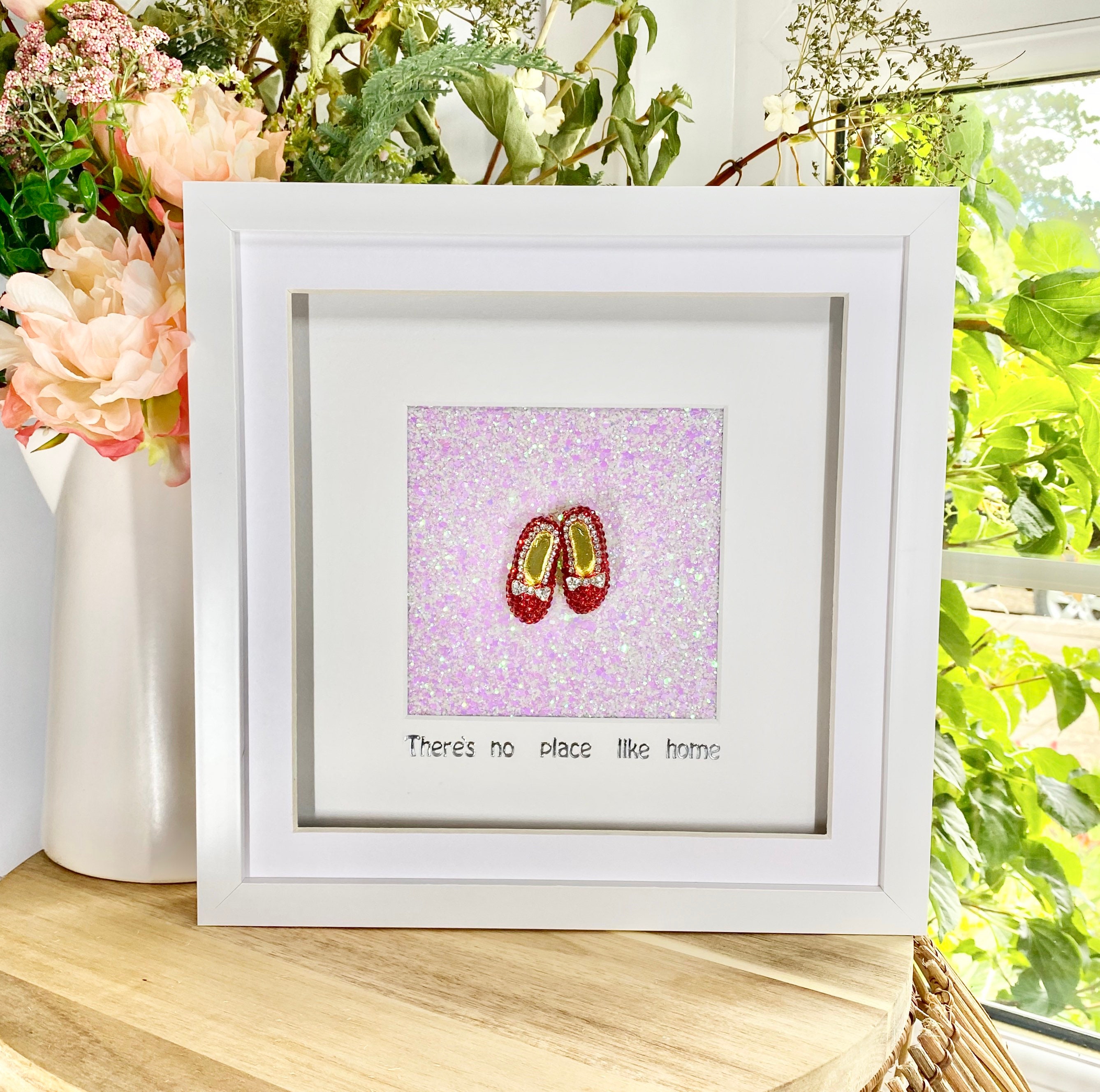 Crystal Ruby Slippers Box Frame Gift - Etsy