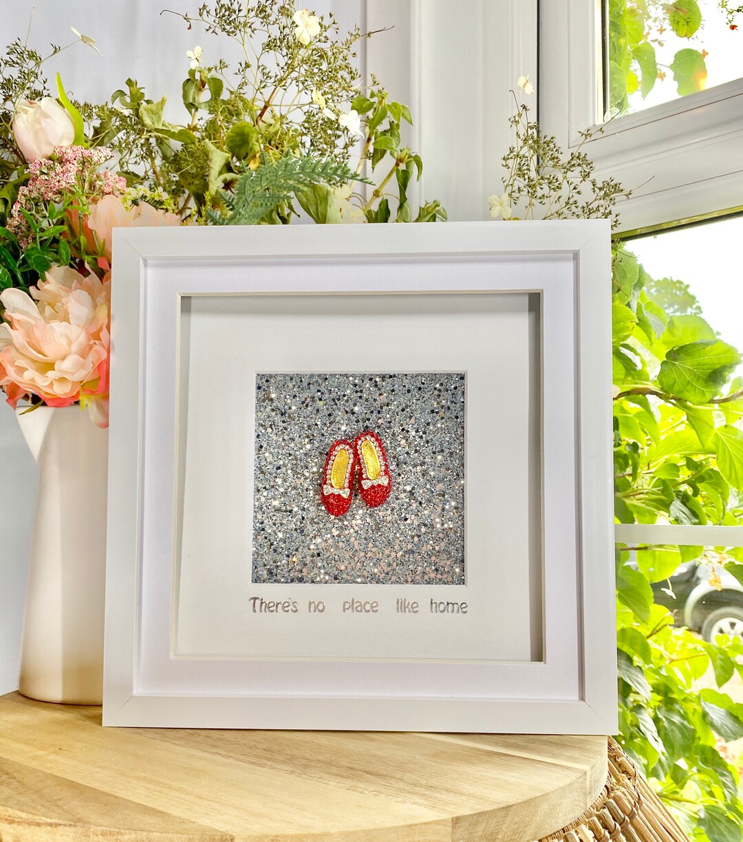 Crystal Ruby Slippers Box Frame Gift - Etsy