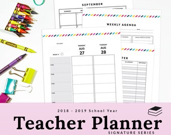 Printable Planners Planner Inserts Planner by ConfettiSaturday