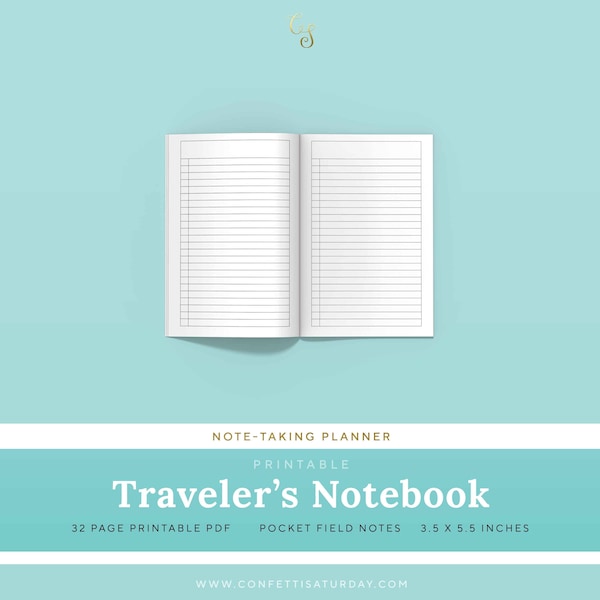 Travelers Note - Etsy