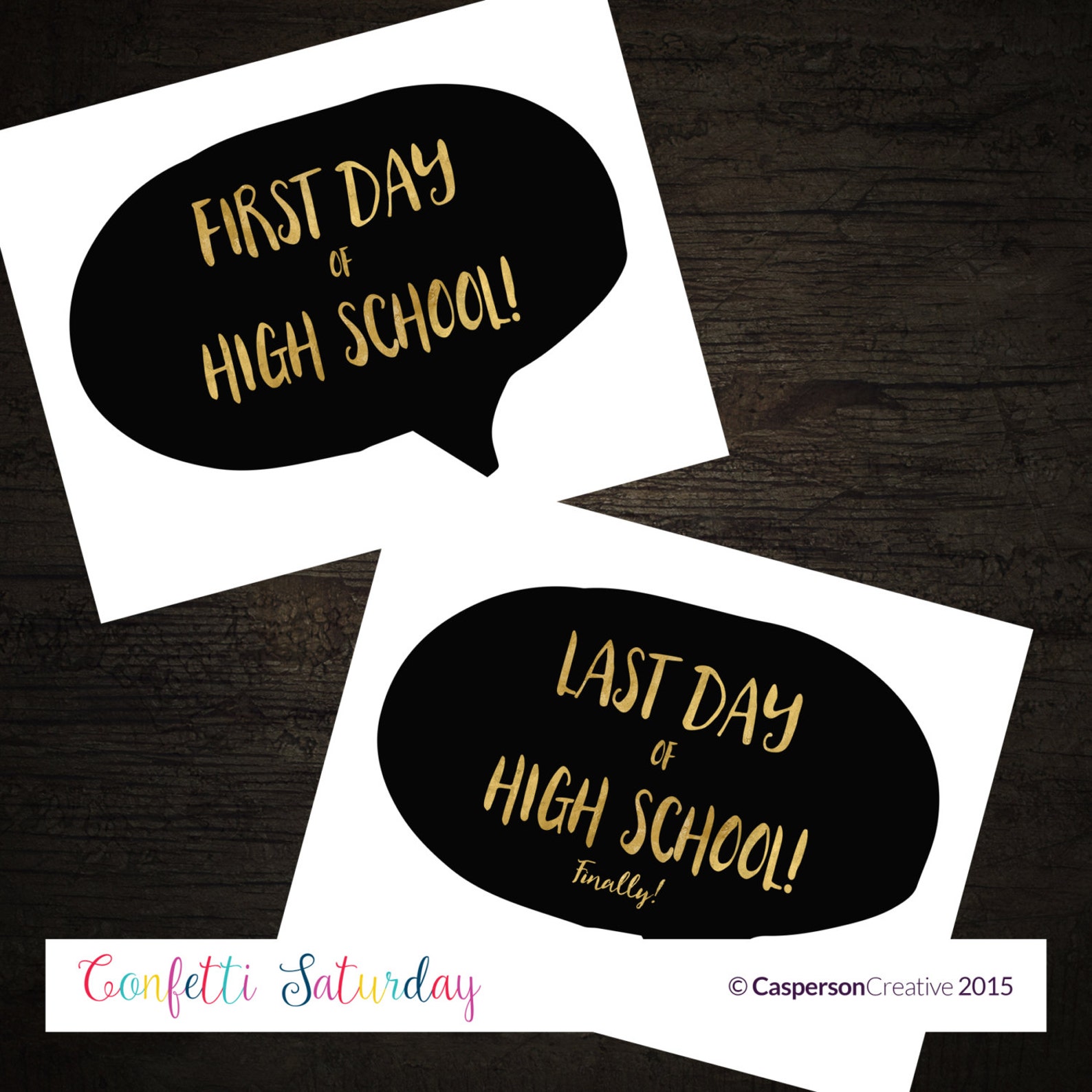 First Day of High School Sign First Day of School Sign - Etsy