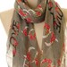 Love Alphabet Scarf Love Infinity Scarf Love Scarf Valentine's Gift ...