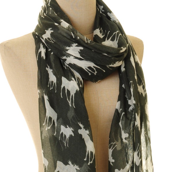 Moose Scarf - Etsy