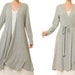 Grey Duster Cardigan Grey Cardigan Women Duster Coat Midi - Etsy