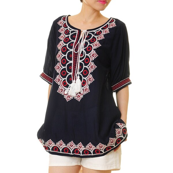 Embroidered Tunic - Etsy
