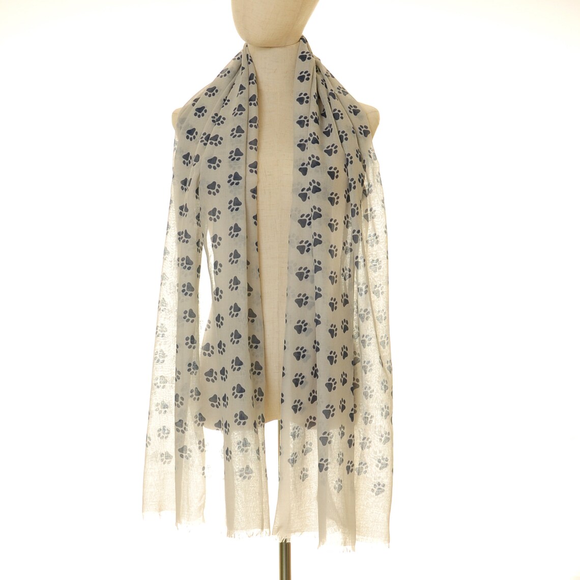 Dog Paw Scarf Paw Print Scarf Dog Print Scarf Pet Scarf | Etsy