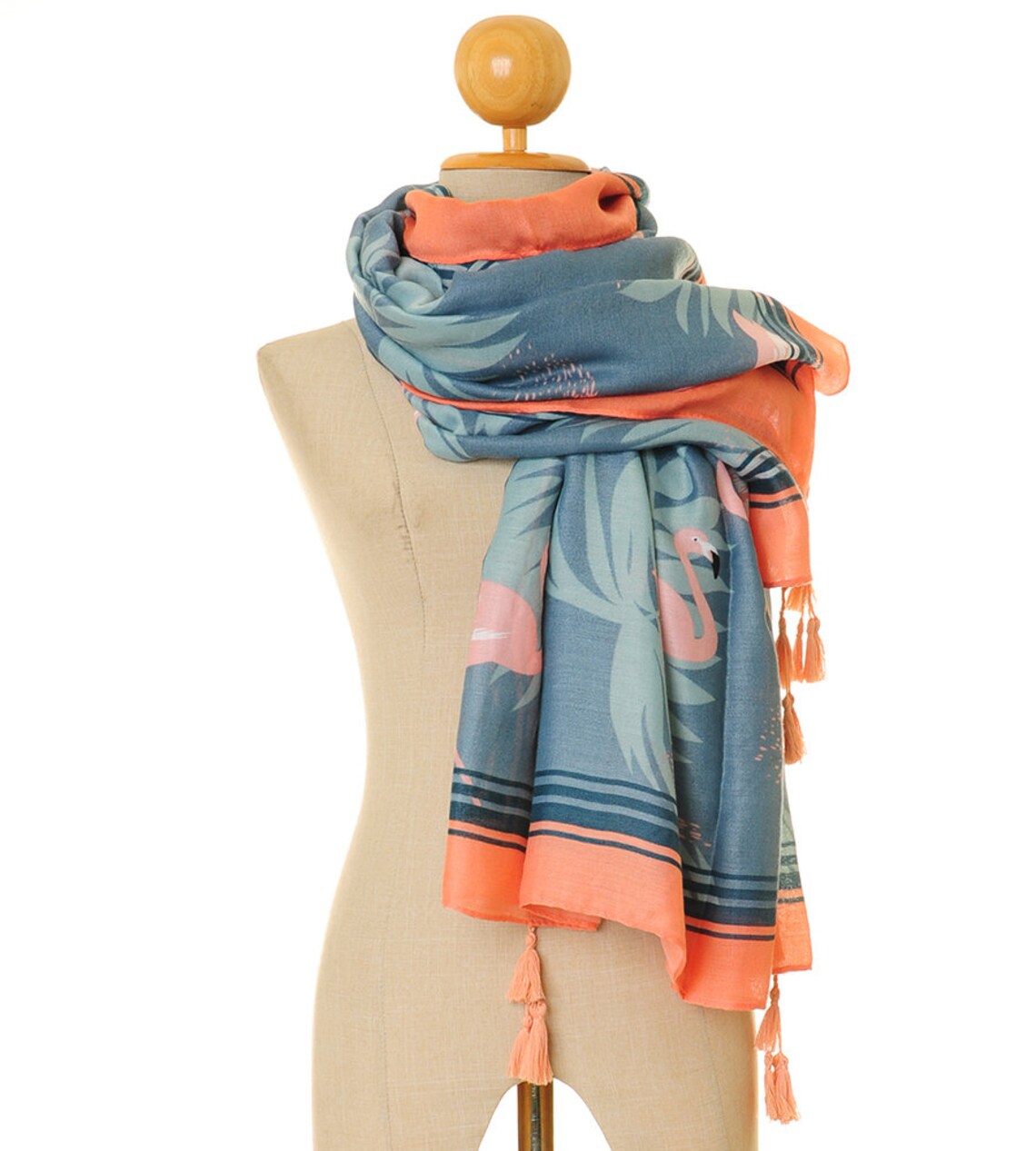 Flamingo Scarf Wrap Summer Scarf Beach Sarong Flamingo | Etsy