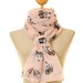 Pink Panda Scarf Panda Infinity Scarf Panda Bear Scarf Animal Scarf ...