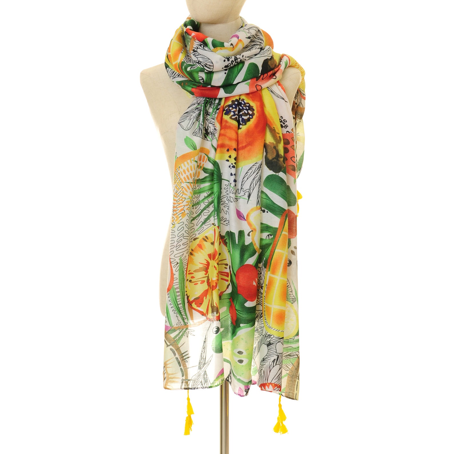 Fruit Scarf Festival Scarf Chiquita Fruit Lady Scarf - Etsy