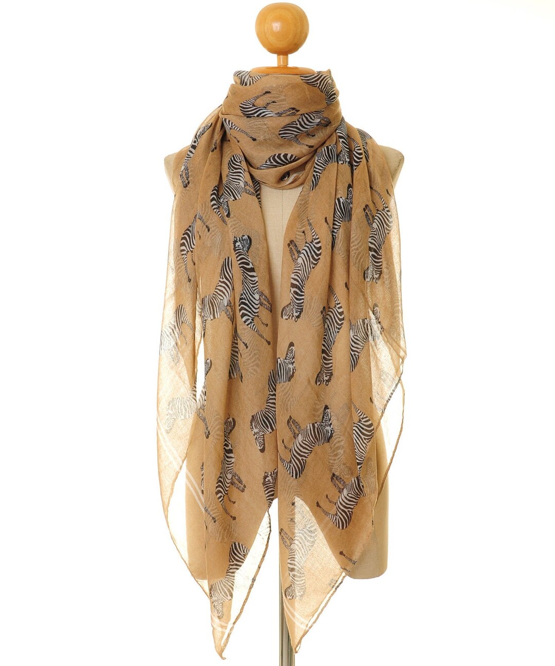 Zebra Scarf Zebra Infinity Scarf Animal Print Scarf - Etsy