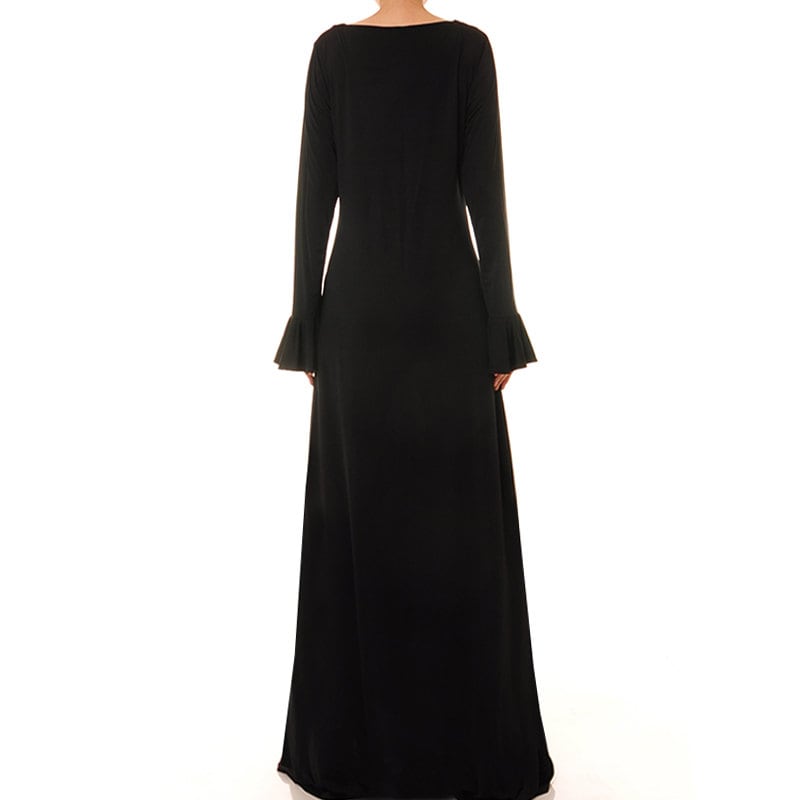 Black Maxi Dress Long Sleeve Maxi Dress Long Black Dress - Etsy