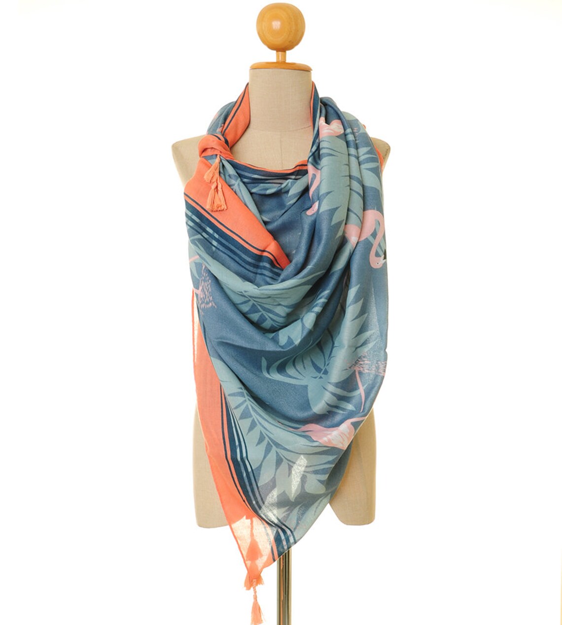 Flamingo Scarf Wrap Summer Scarf Beach Sarong Flamingo | Etsy