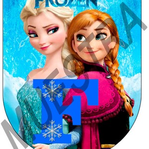 Disney Frozen Happy Birthday Printable Bunting Banners, Print, Cut, and ...