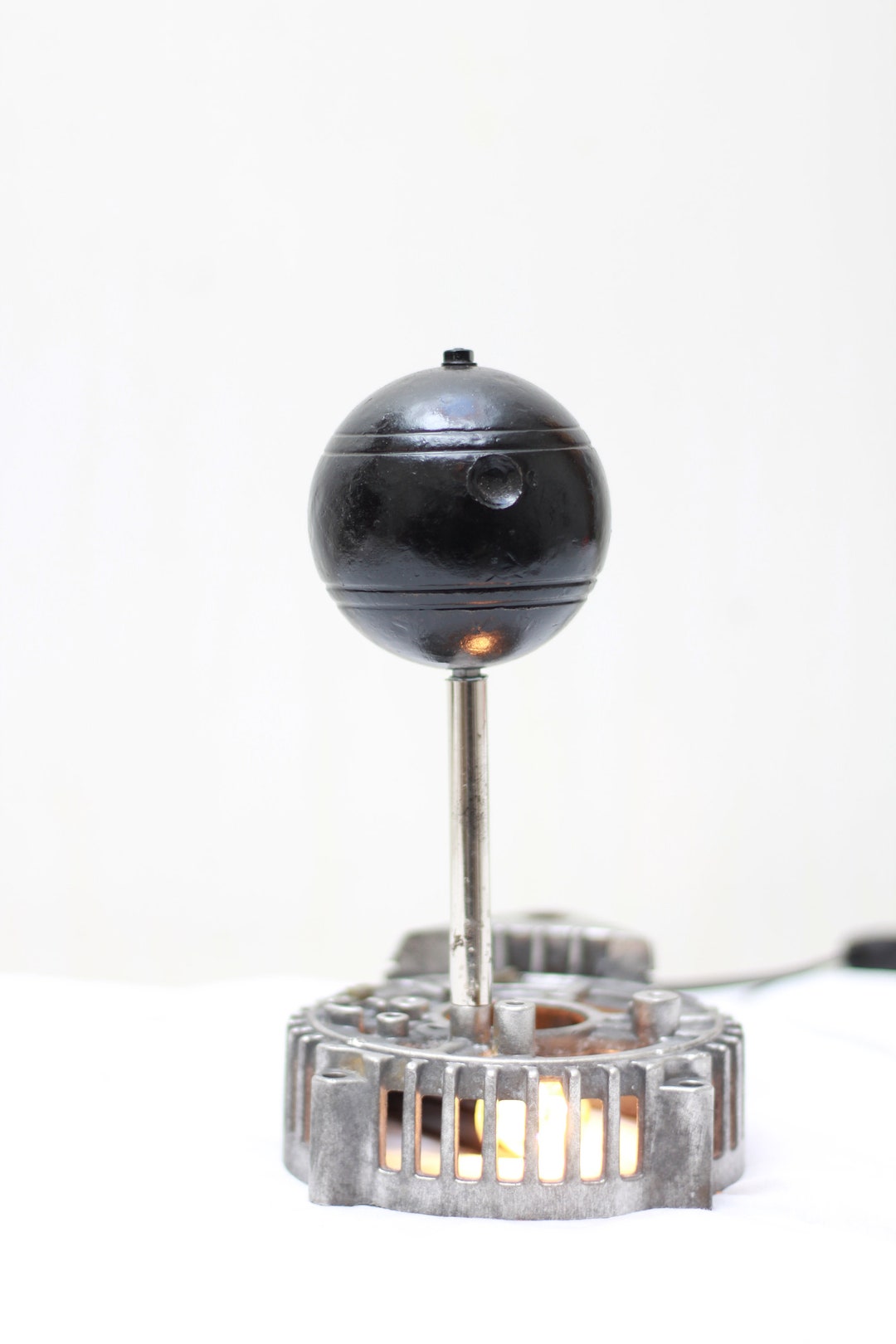 Light Sculpture "little Death Star" by Recyclhome. - Etsy