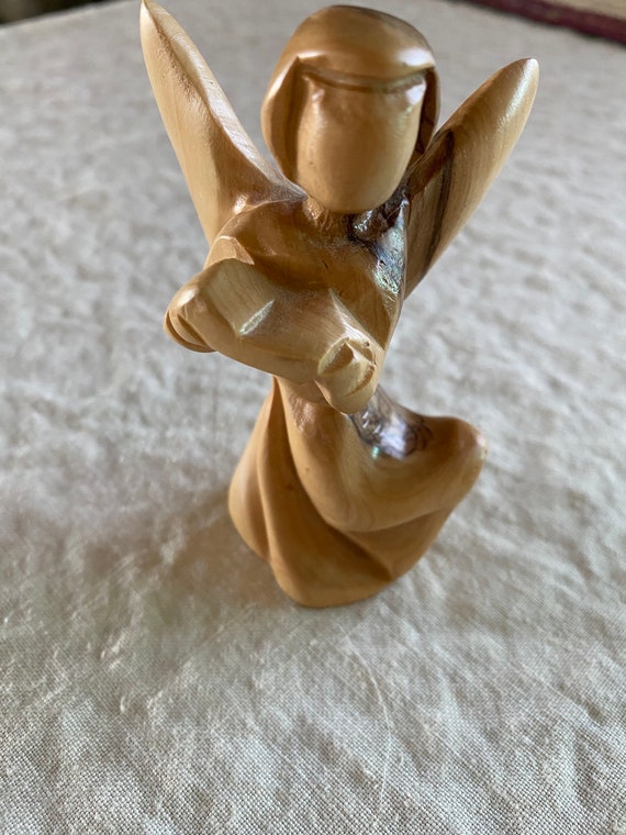 Hand Carved Angel | Etsy