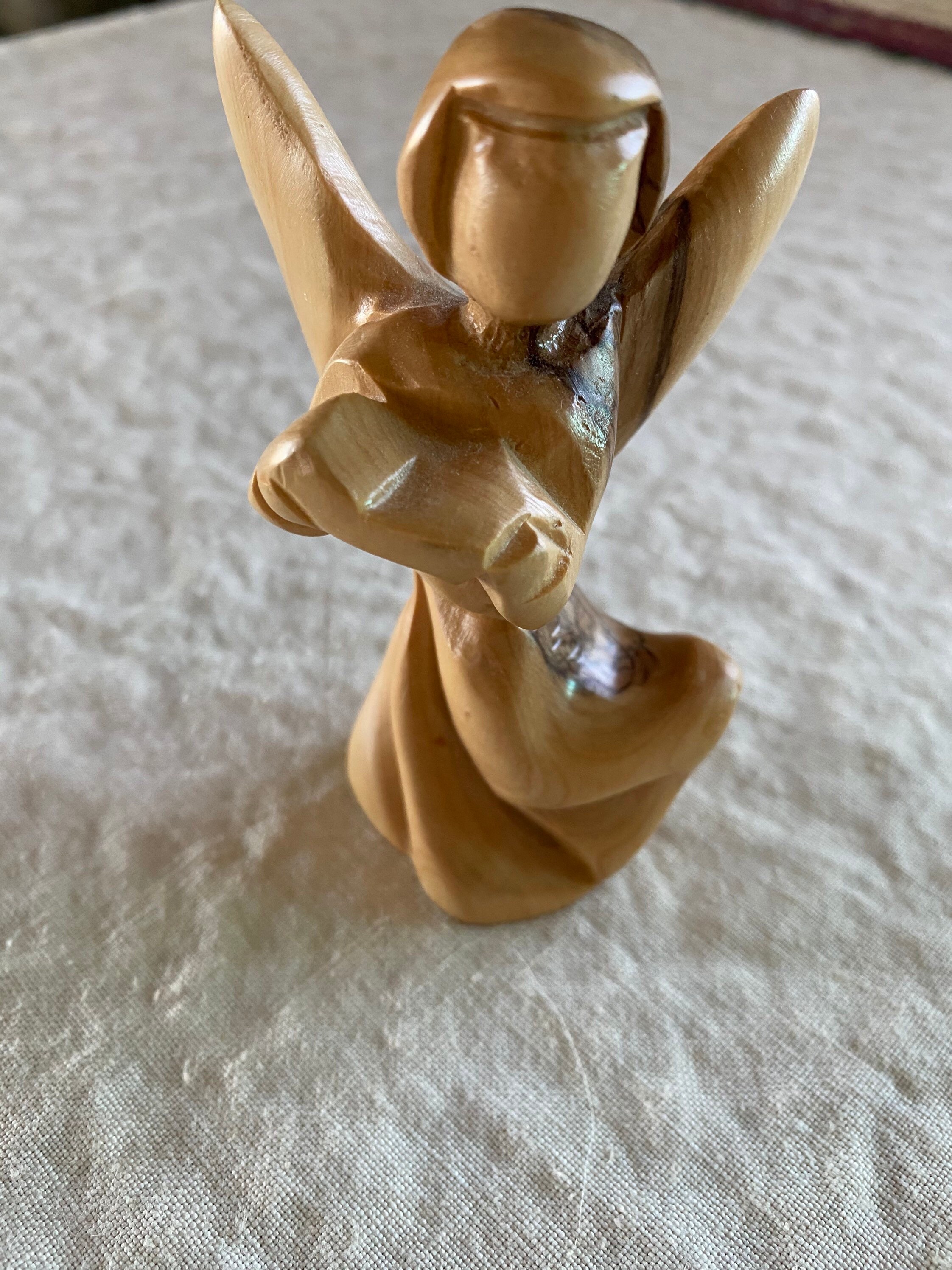 Hand Carved Angel | Etsy