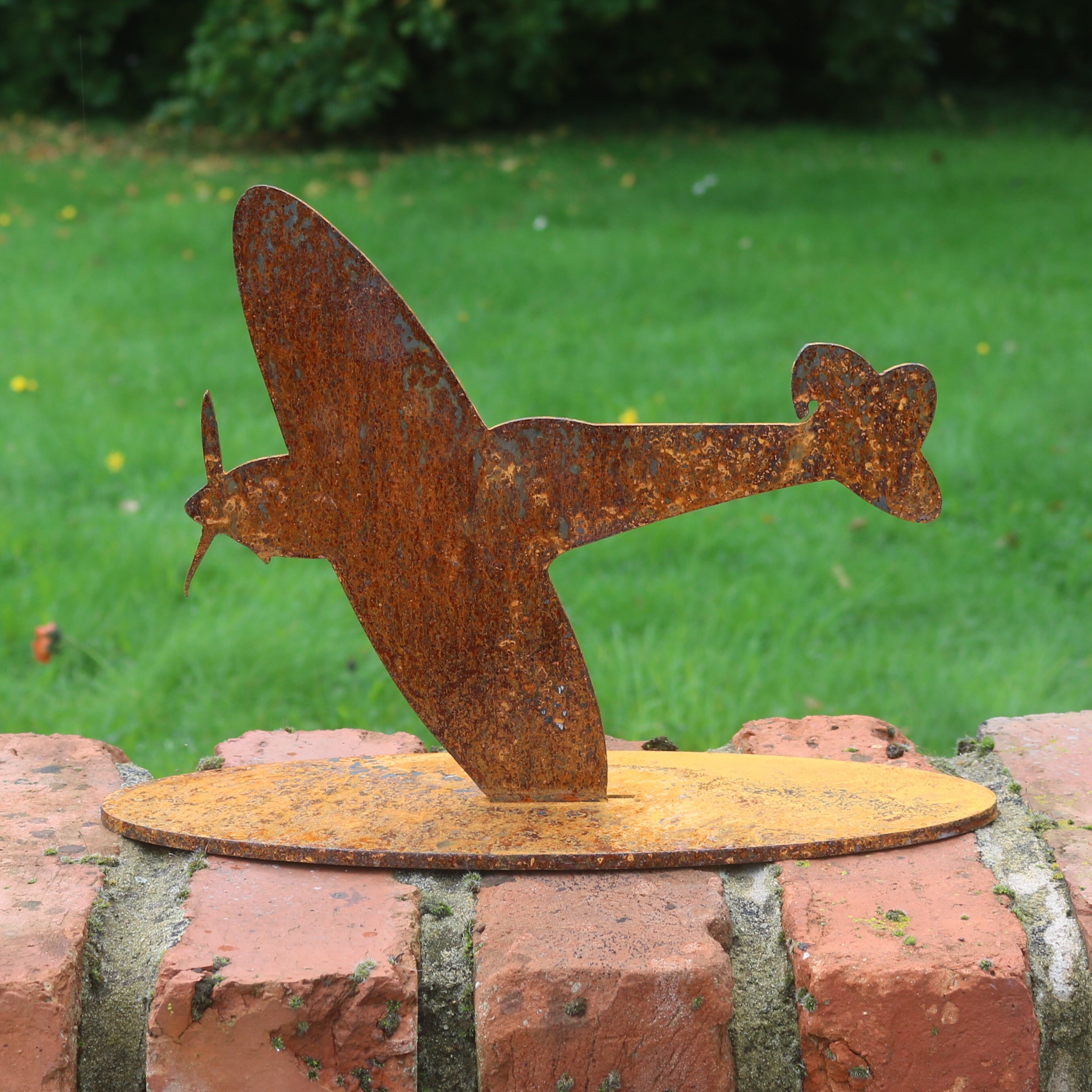 British Made Rusty Metal Spitfire Aviation Gift Spitfire Home - Etsy UK
