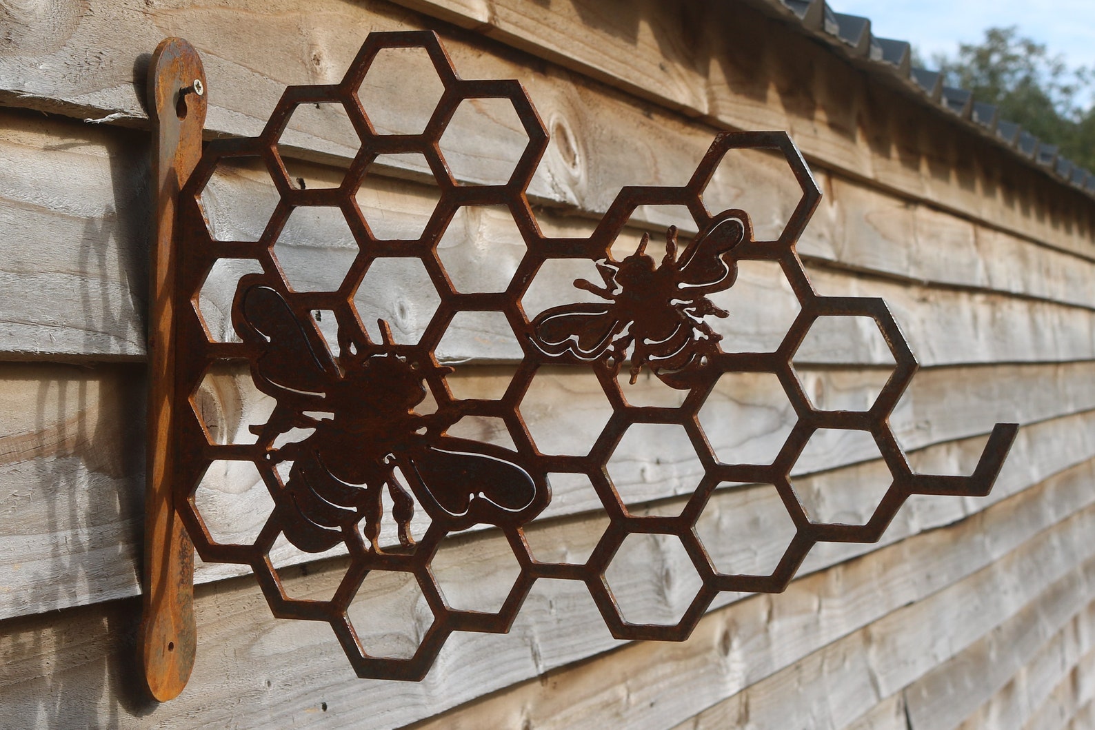 Rusty Metal Bee Gift Bee Home Decor Gift Bee Outdoor and - Etsy UK