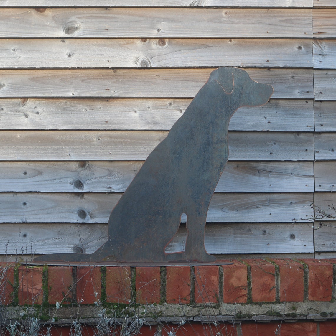 Rusty Metal Life-size Labrador Dog Gift Labrador Outdoor and - Etsy UK