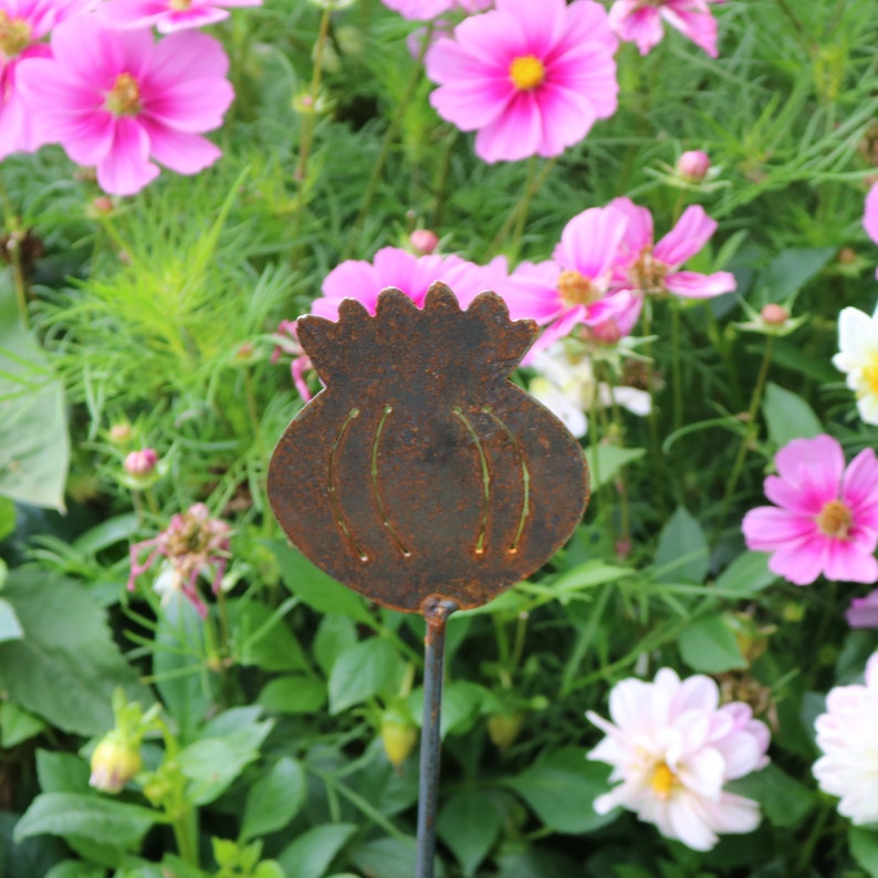 British Made Rusty Metal Poppy Gift Poppy Home Decor Gift - Etsy