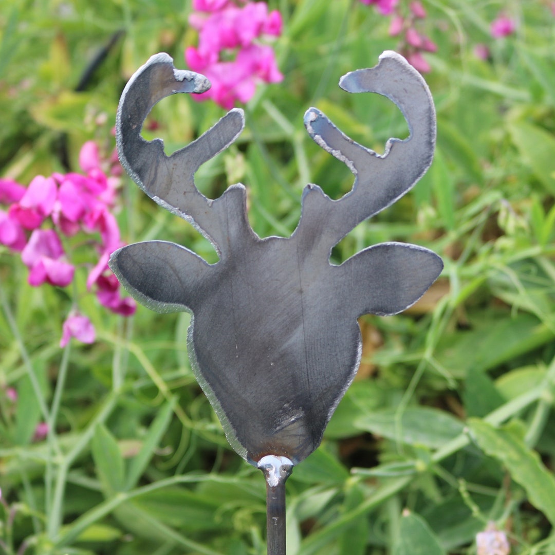 British Made Rusty Metal Stag Gift, Stag Home Decor Gift, Stag Garden ...
