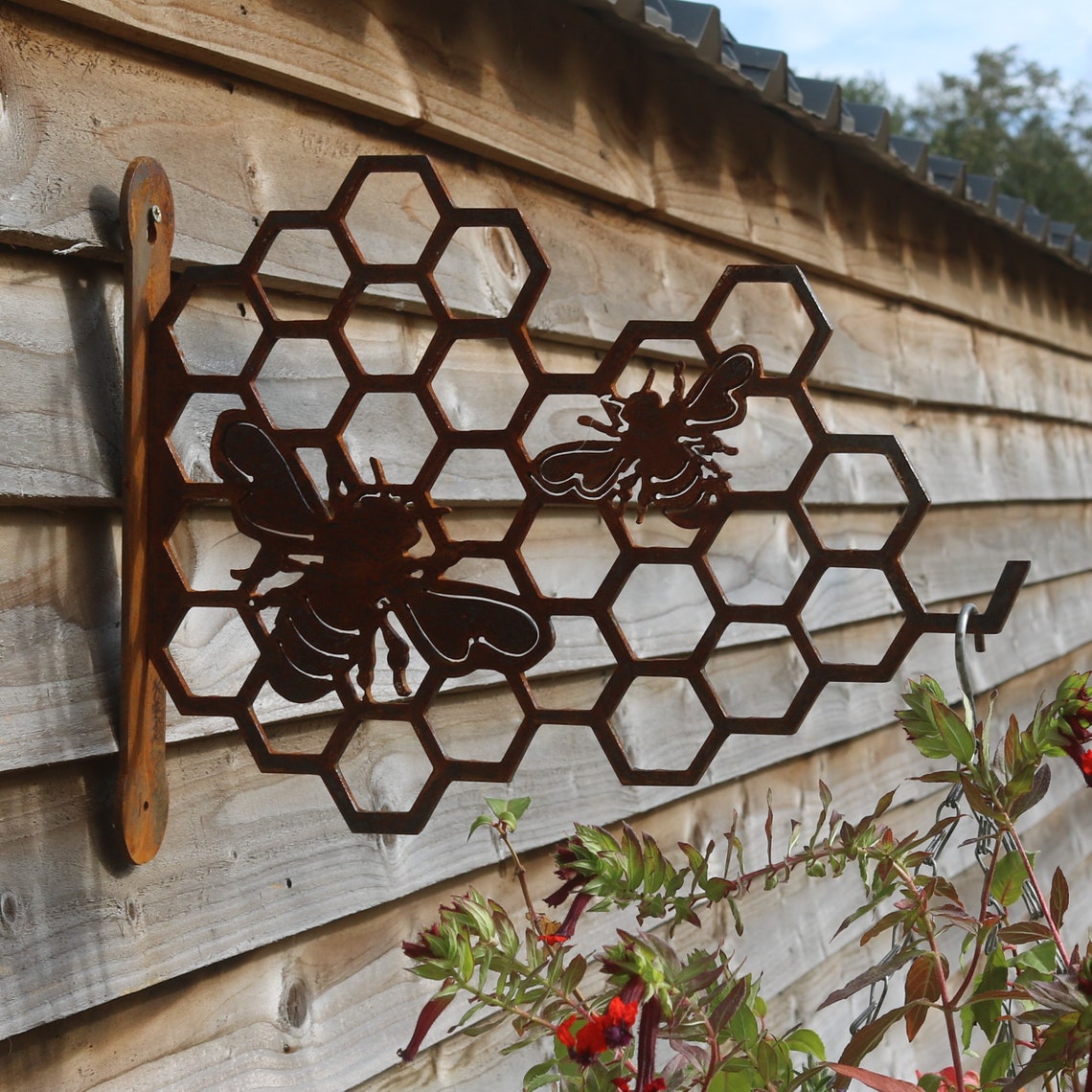 Rusty Metal Bee Gift Bee Home Decor Gift Bee Outdoor and - Etsy UK