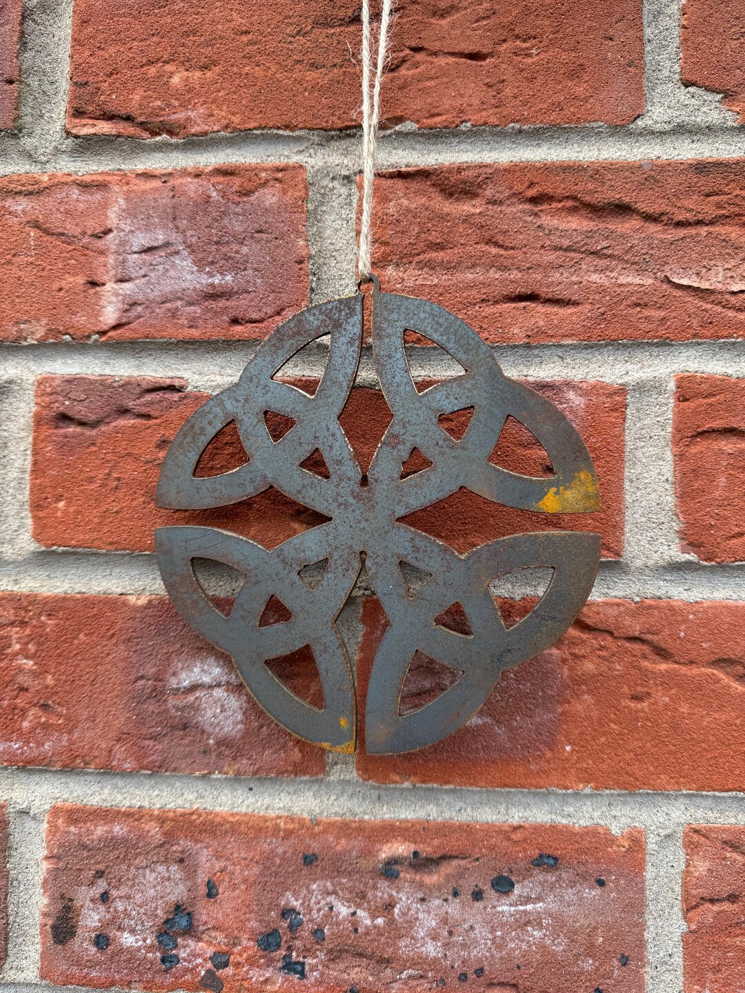 Rusty Metal Celtic Knot, Mystic Knot, Endless Knot - Etsy