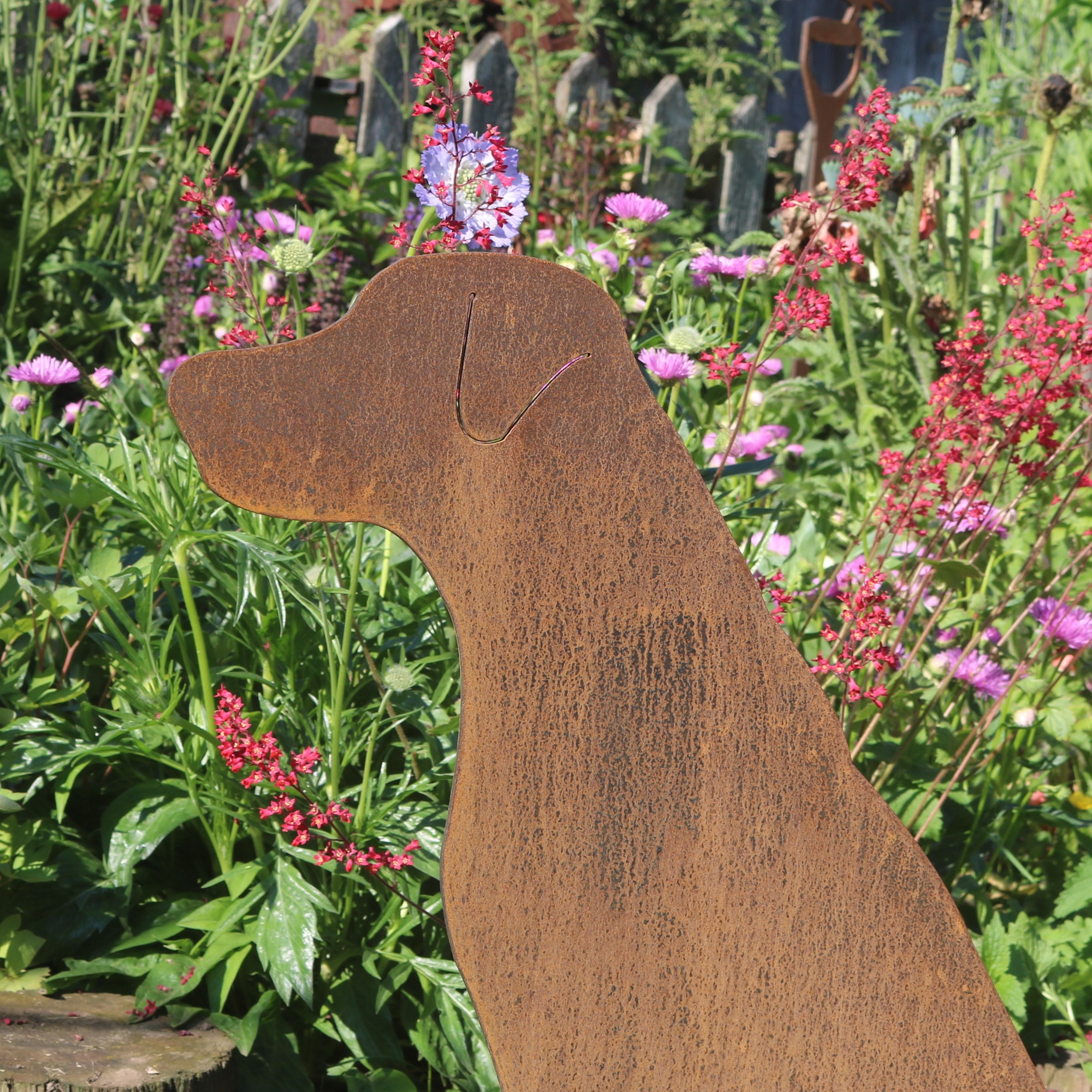 Rusty Metal Life-size Labrador Dog Gift Labrador Outdoor and - Etsy UK