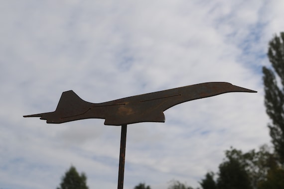 Rusty Metal Concorde Aircraft Outdoor and Garden Aviation Gift - Etsy UK