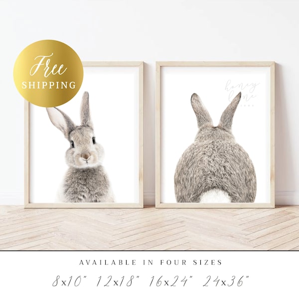 Bunny Nursery Art - Etsy